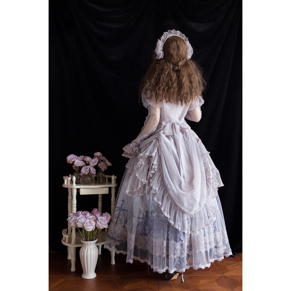 Rainfall Lilac Gradient Purple Classic Lolita Dress By Miracles (MRC01)